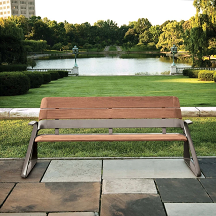 Outdoor Long Backrest Made China Composite Garden Wood Bench - Buy ...