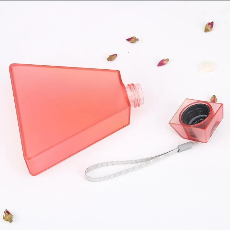 Plastic Pyramid Shape Water Bottle - Triangle Water Bottle