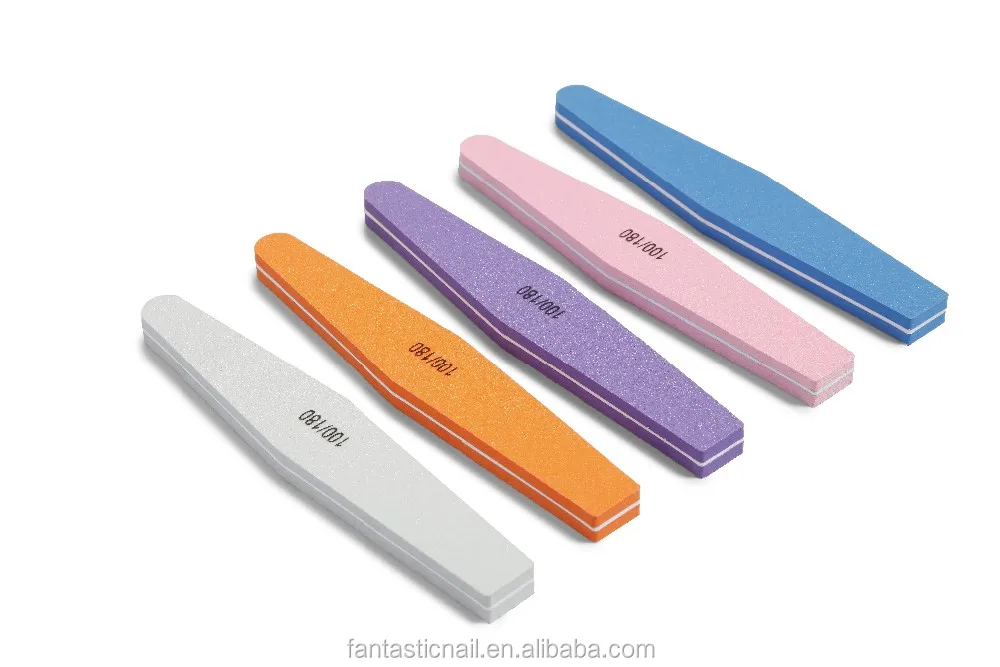 Nail Art Tools Different Size Color Long Round Nail File Mini Nail File ...