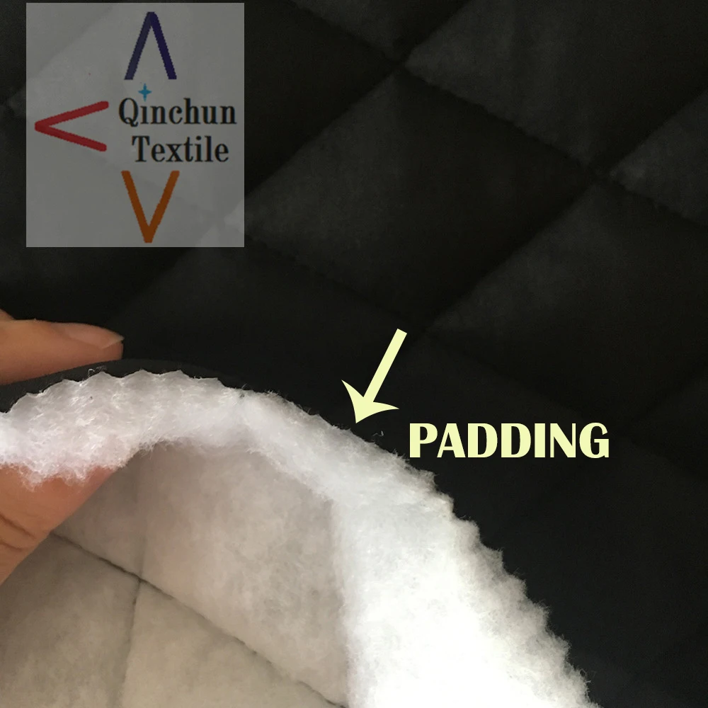 Single Side Polyester Padding Quilted Fabric for Jackets