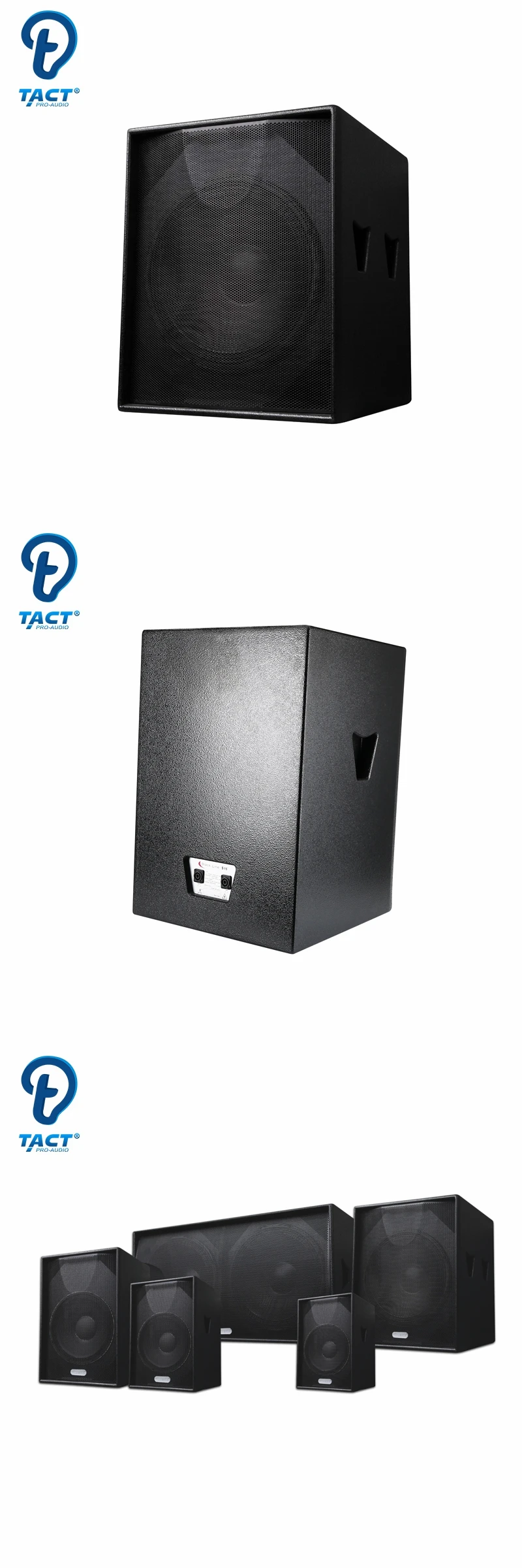 TACT S18 Subwoofer Box - 18 Inch Club Powered Design