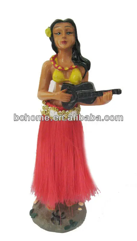Resin Dashboard Hula Girl Figures - Buy Custom Hula Girl,Hula Girl ...