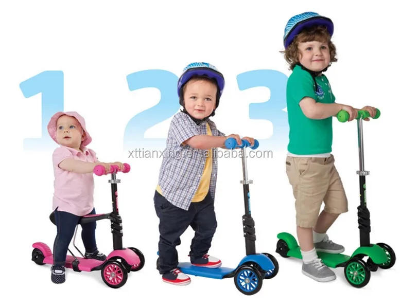 2015 New Fashion Kids Children Baby Kick Scooter With Three Big Wheels ...