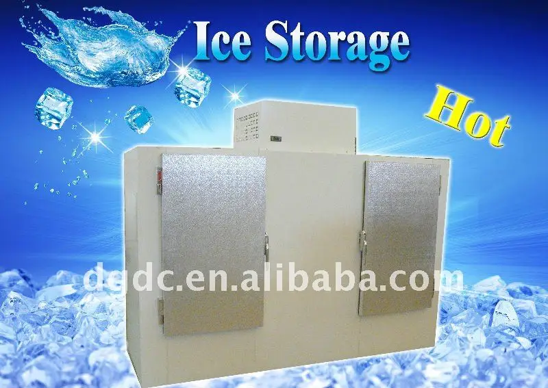Refrigerated Bagged Ice Storage Freezer Bin Ice Merchandiser Freezer ...