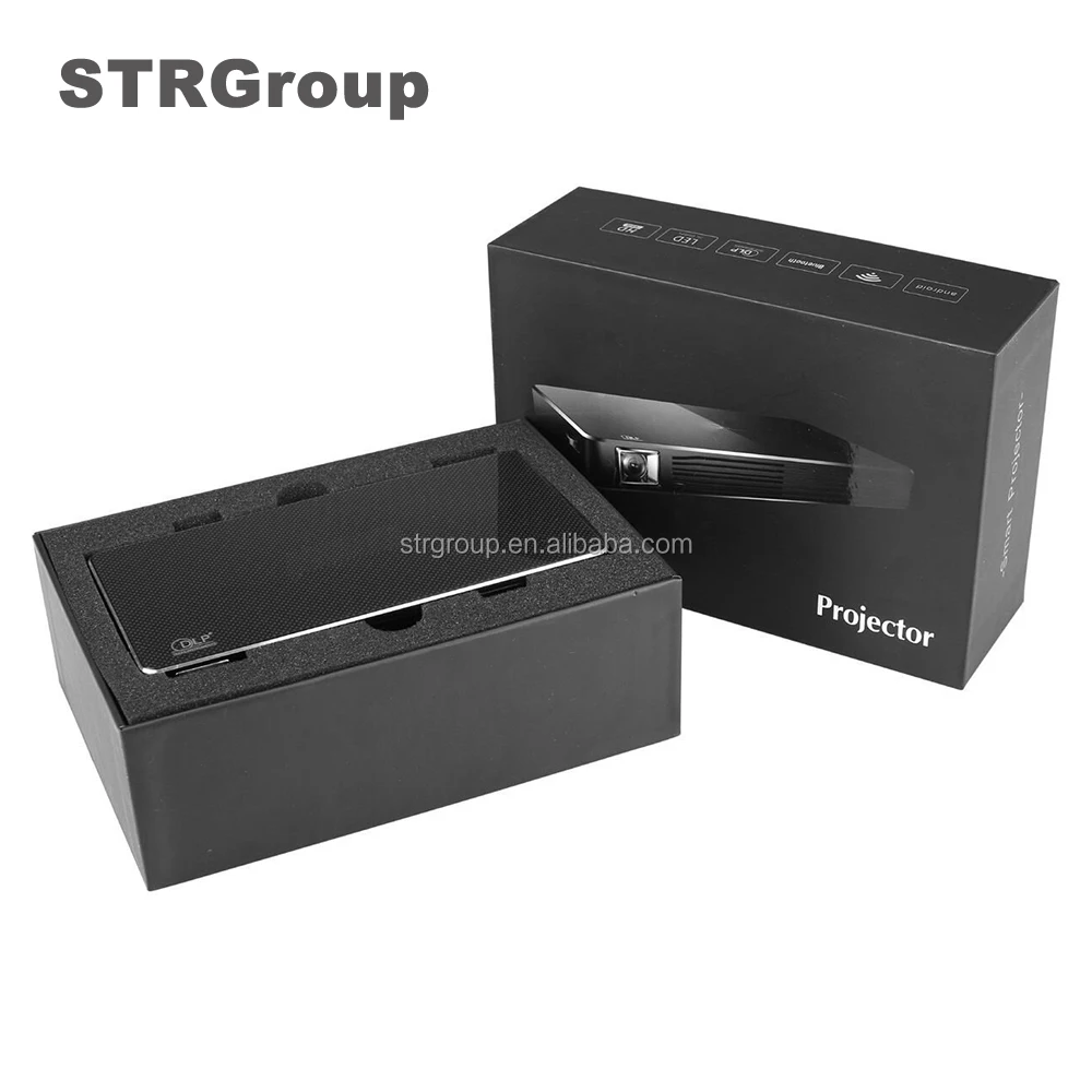 New Portable Mini Dlp Texas Instrument Projector 1/8g Android 4.4.4 ...
