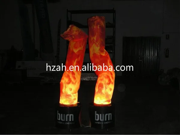 Inflatable Sky Dancer Burn For Advertising Decoration/ Inflatable Flame ...
