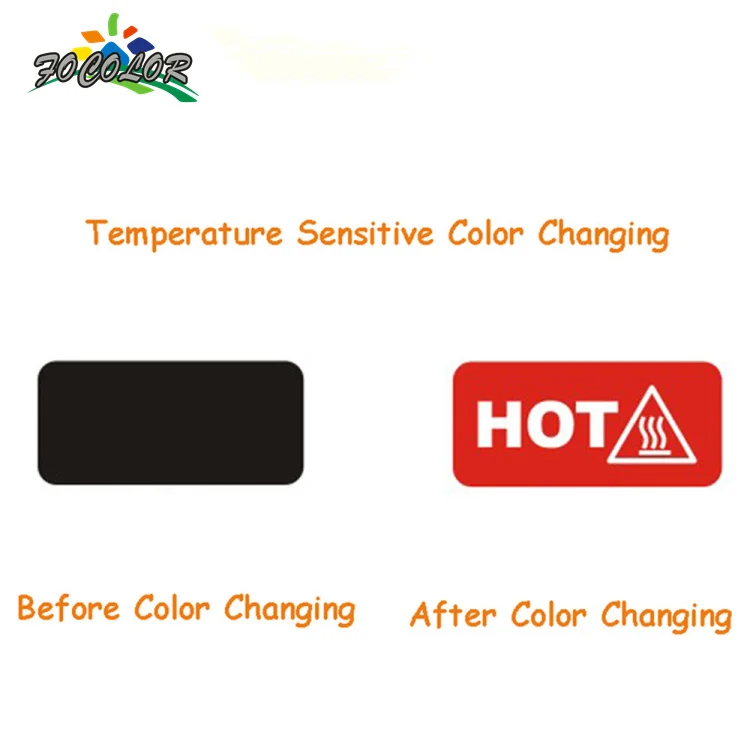 Heat Sensitive Color Changing Temperature Indicator Label Sticker - Buy ...