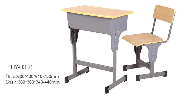 L.doctor Brand Metal Classroom Student Double Table & Chair