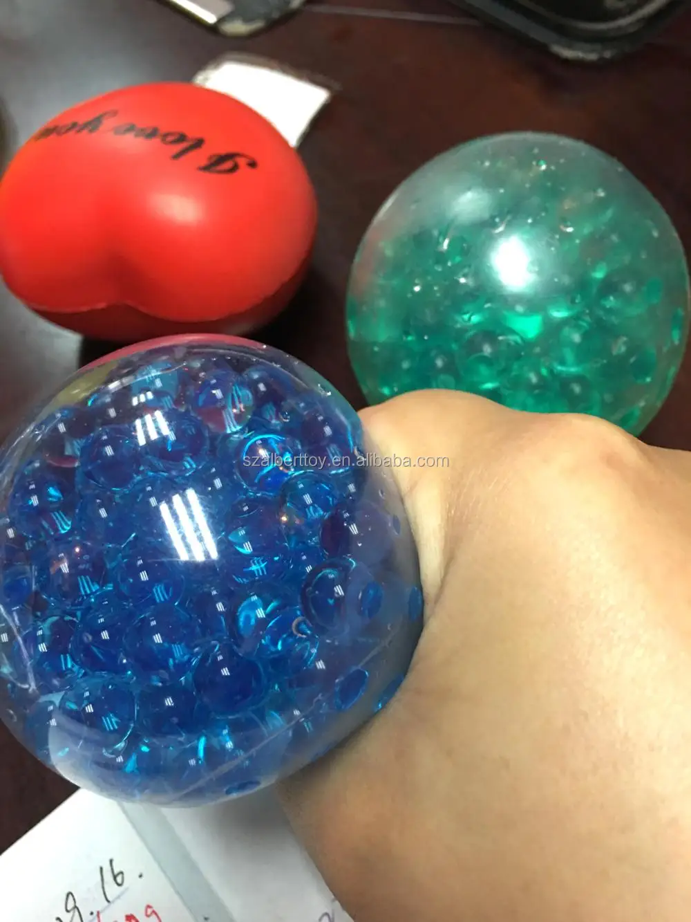 Blue Crystal Stress Ball - Buy Stress Ball,Personalized Crystal Ball ...