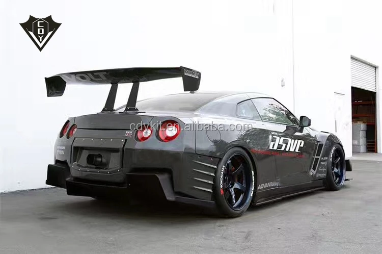 Universal Big Rear Wing - High Spoiler Carbon Fiber