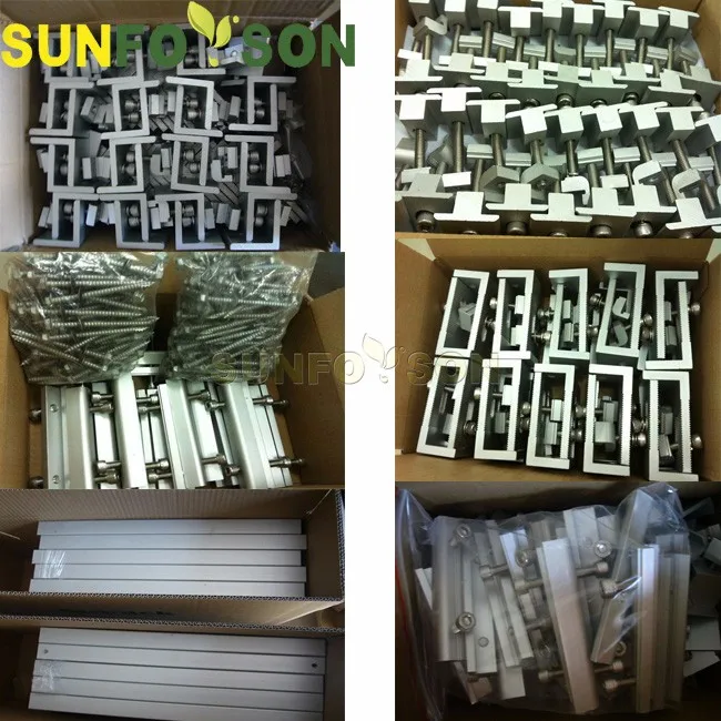 Adjustable Solar Panels Pole Mount Brackets - Customizable Design