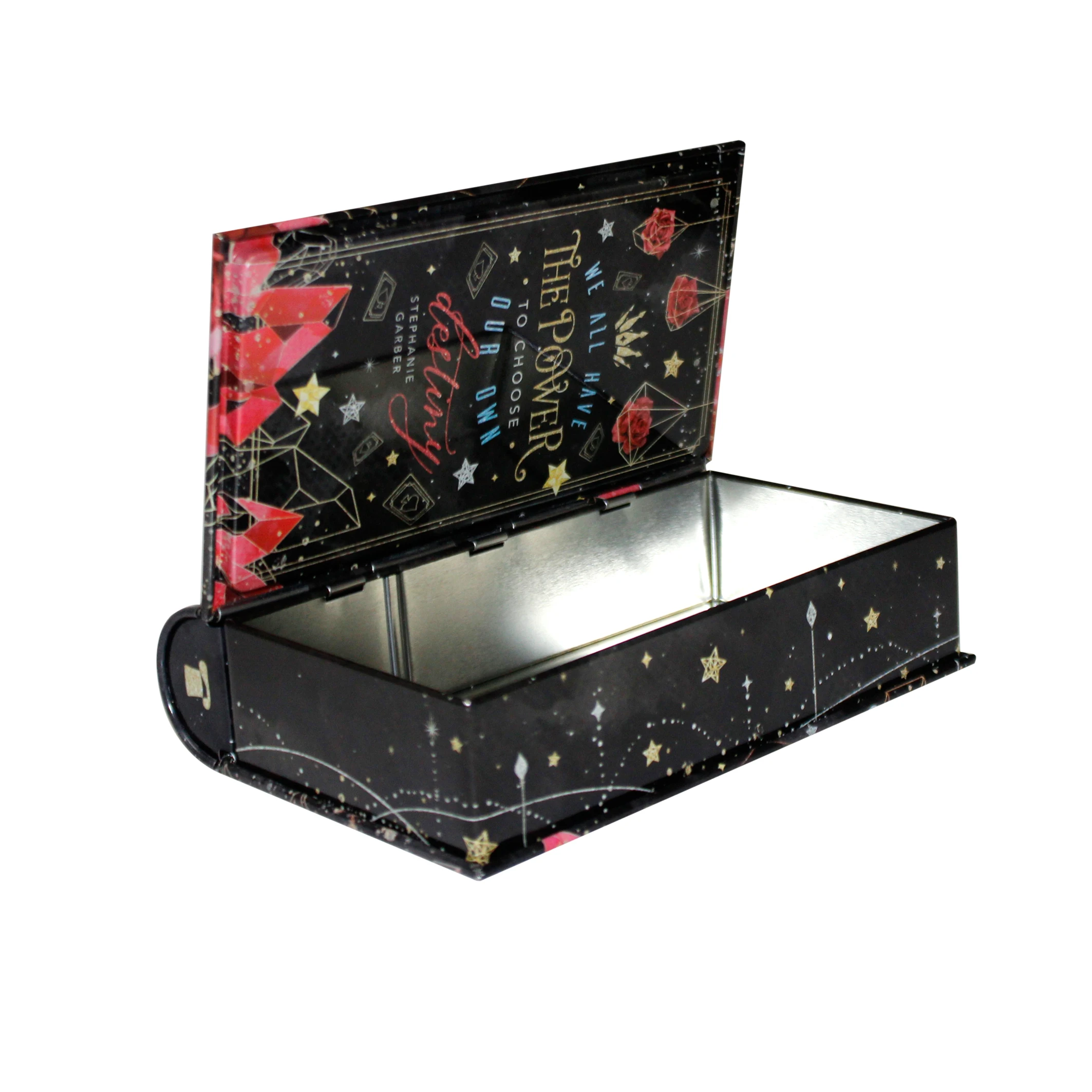 Book Shaped Metal Rectangular Gift Tin Box Christmas Gift Tin Can ...