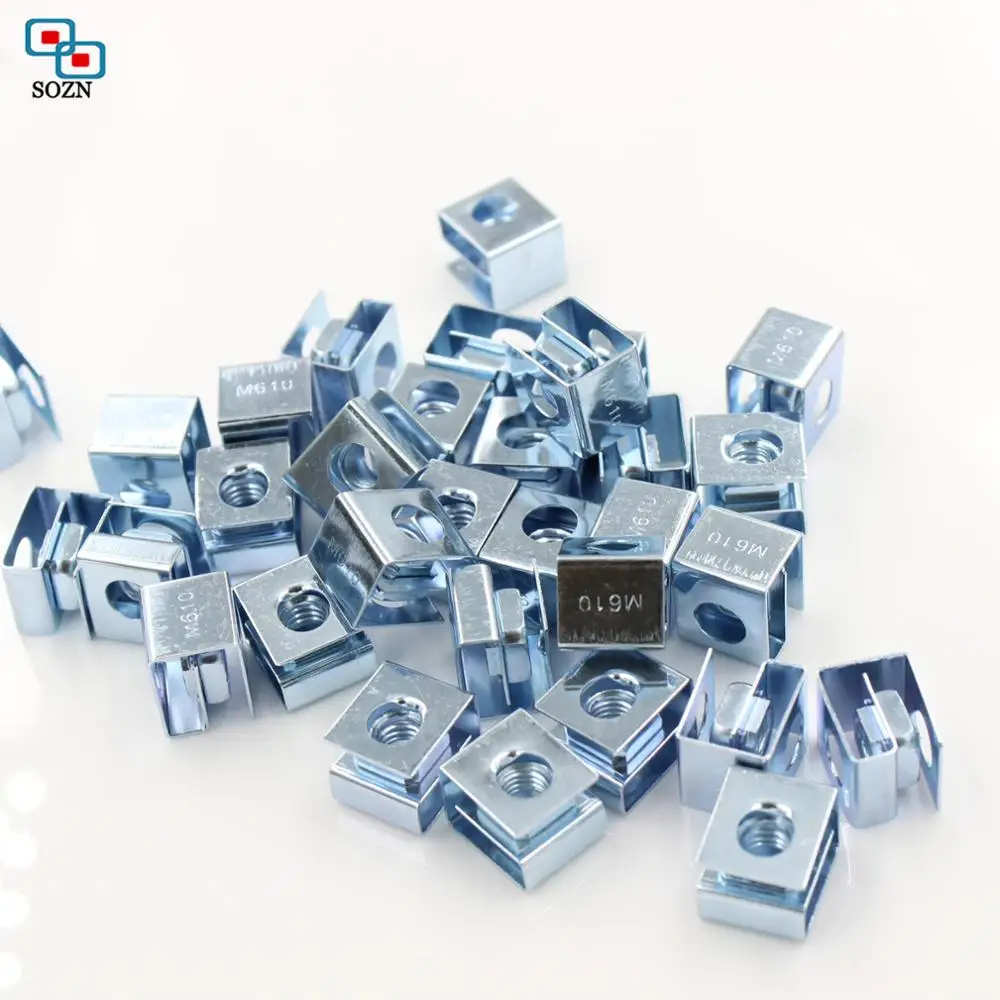 Galvanized Floating Clip Cage Nuts for Server Rack Mounting