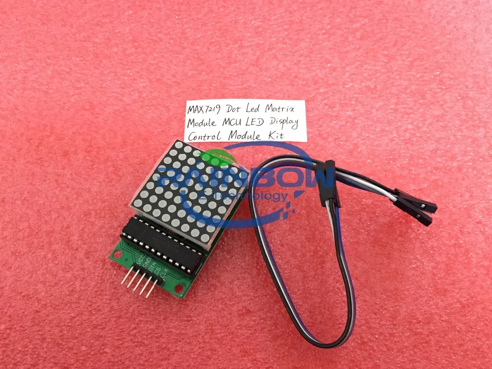 IC chip MAX7219 dot matrix module microcontroller module display module ...
