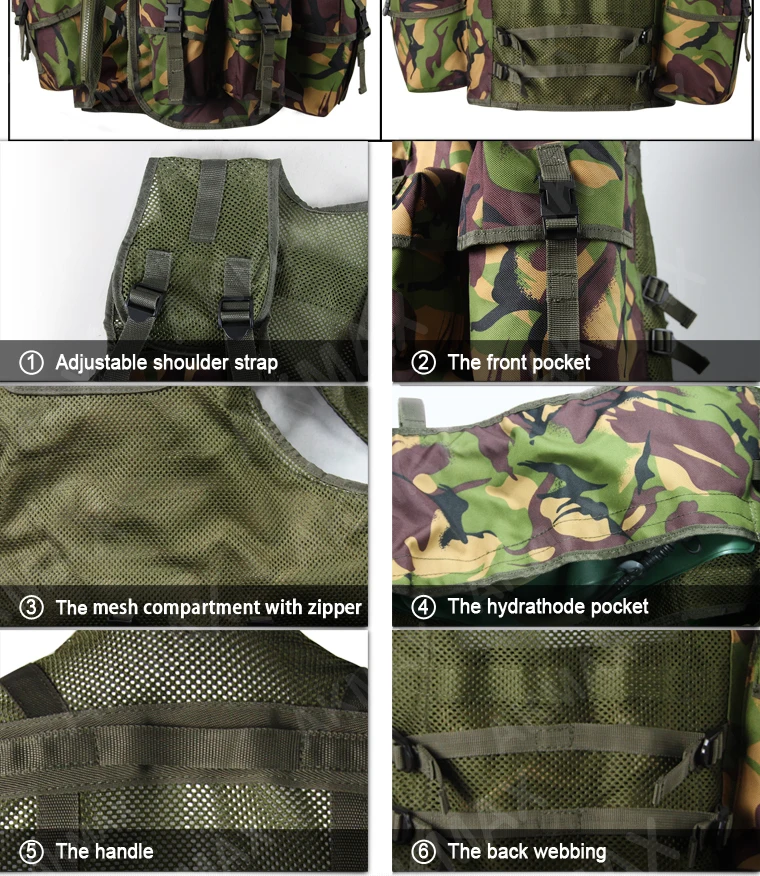 British Tactical Style U.k Dod Backpack Plce Pattern 90" Webbing Pack ...