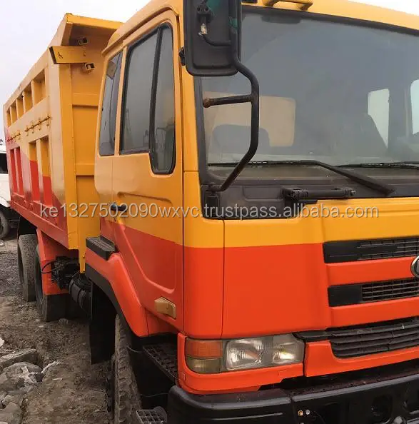 CWB459 White Color 6X4 Japan Nissan Diesel Used Trucks for Sale