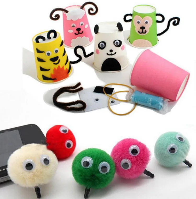 Mix Color Sizes Custom Doll Plastic Moving Eyes Stickers Wholesale Oval ...