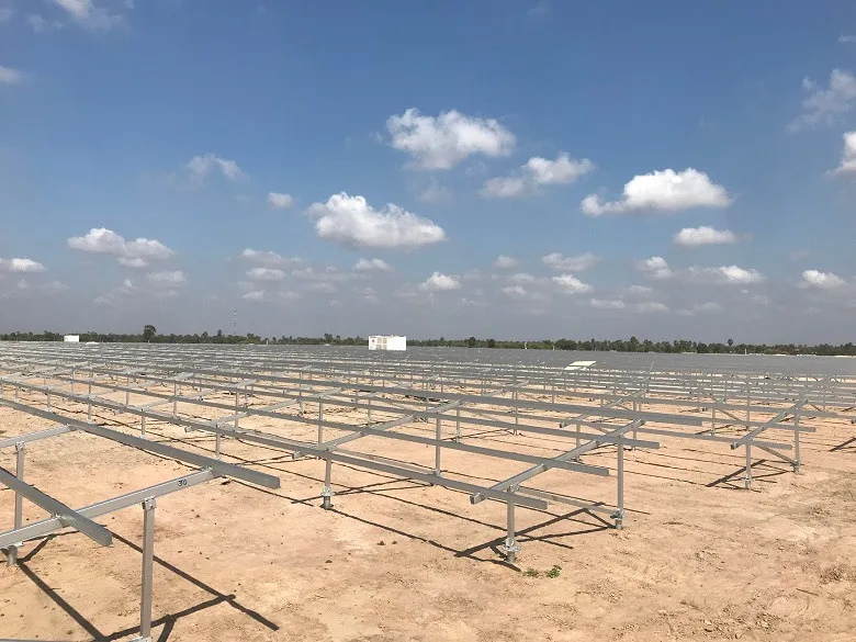 Solar Farm Structure System - Reliable PV Panel Mounting