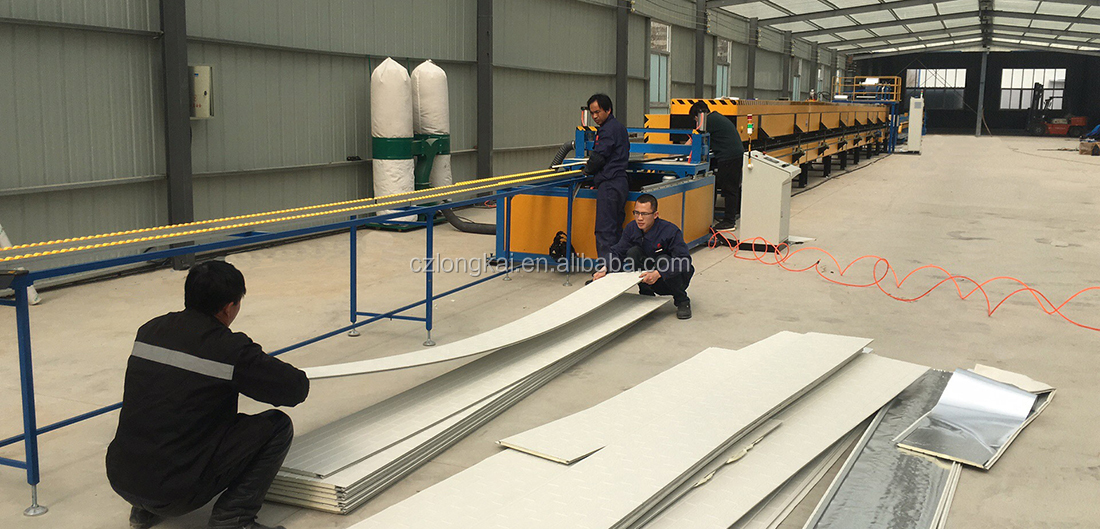 Pu Continuous Exterior Interior Decorative Wall Panel Making Machine ...