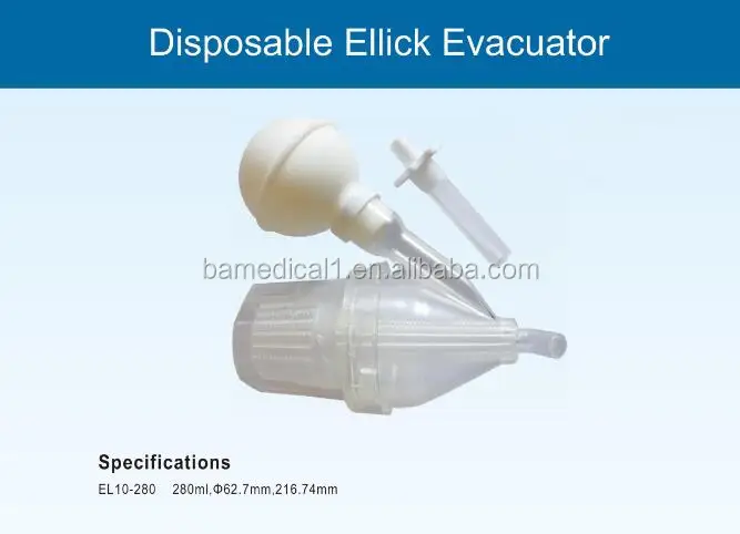 2018 New Surgical Disposable Ellik Evacuator - Buy Disposable Ellik ...