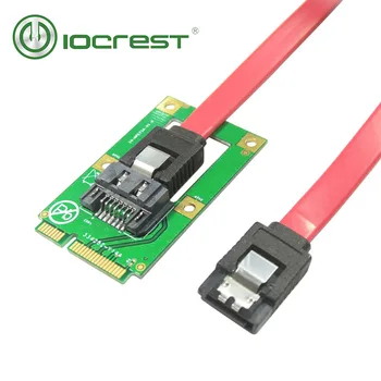 Msata Mini Pci-e Sata Ssd Slot To 7 Pin Sata3.0 6gbps Hdd Adapter ...