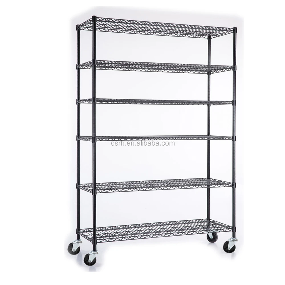 Heavy Duty Wire Shelf Trolley - Durable & Versatile