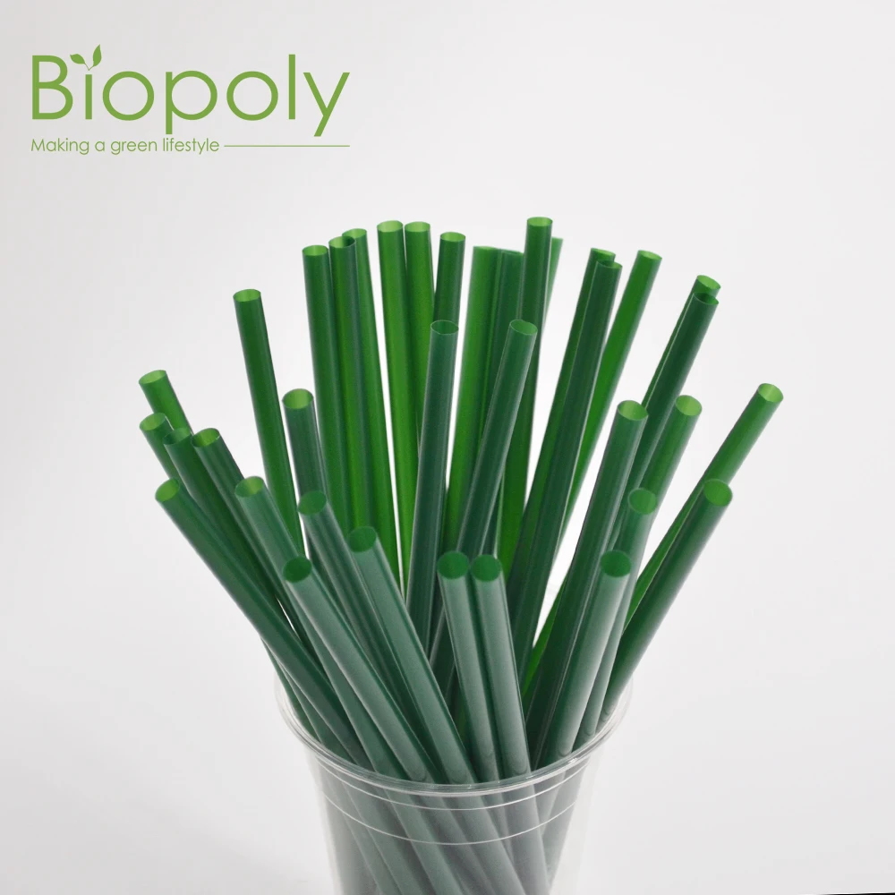 Biodegradable Colorful Disposable PHA Eco Plastic Straw Compostable ...