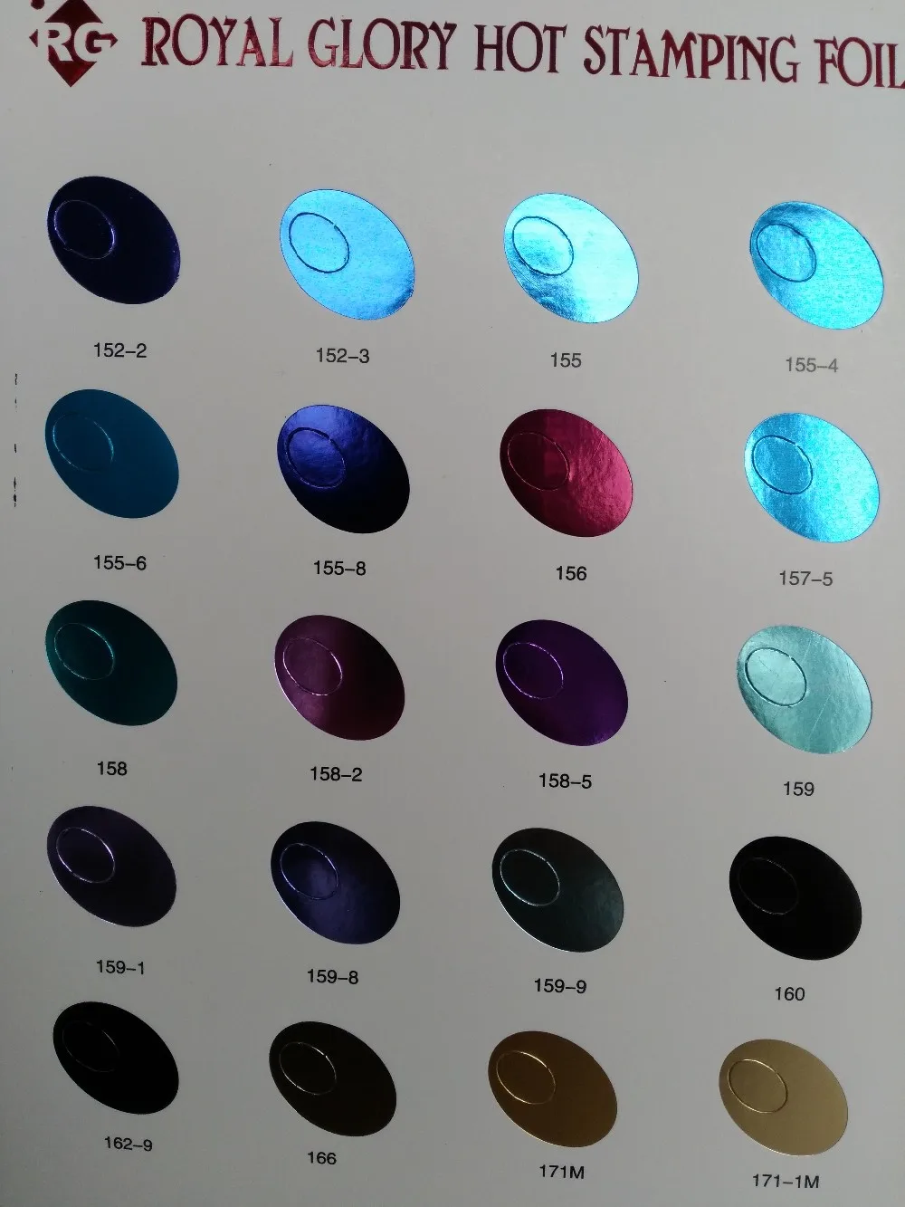 Blue Holographic Color Hot Stamping Foil for Transfer Stamping on Paper ...