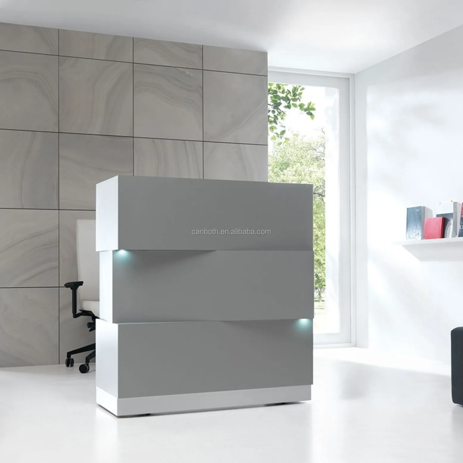 Salon LED Light Modern Reception Table Desk CB-R006