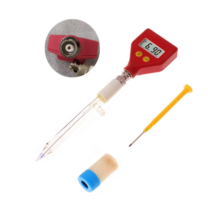 PH-98108 PH Meter Digital Susu Digital Keju Makanan Elektroda Kaca ...
