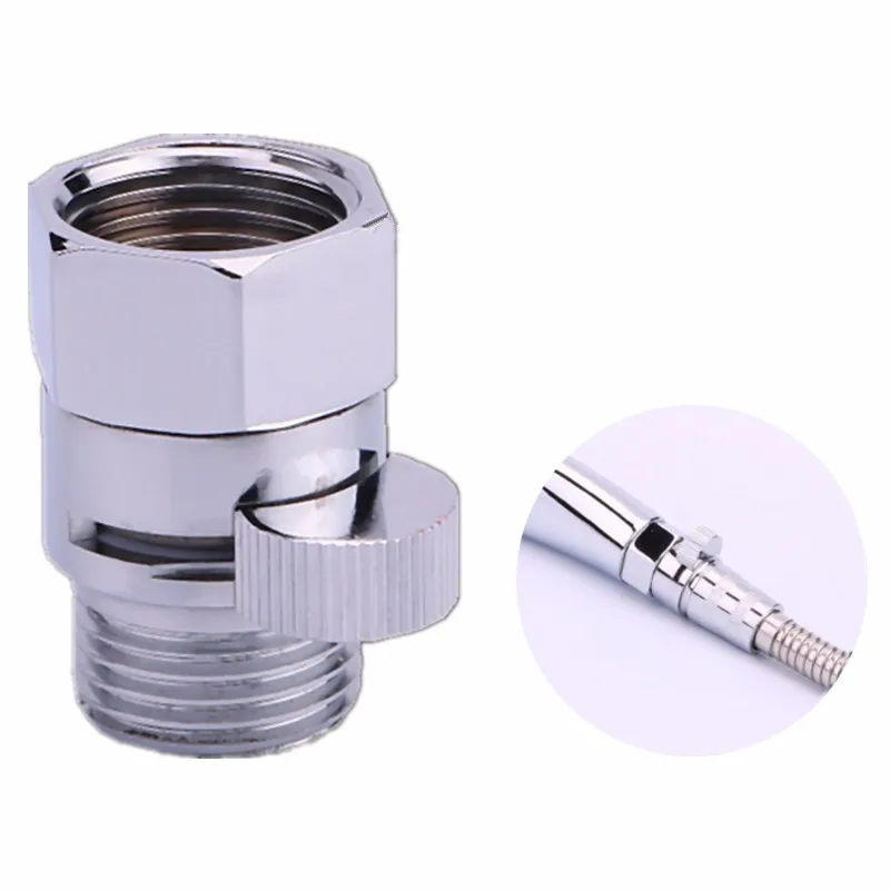 Wholesale Shower Hose Flow Control Stop Valves Shower Head Brass Shut ...