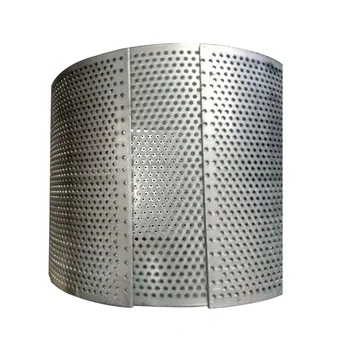 Round Hole Filter Mesh Filter Cylinder Stainless Steel Perforated Sheet ...