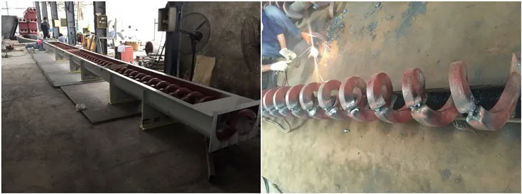 Professional Custom Shaftless Screw Auger Conveyor - Buy Screw Auger ...