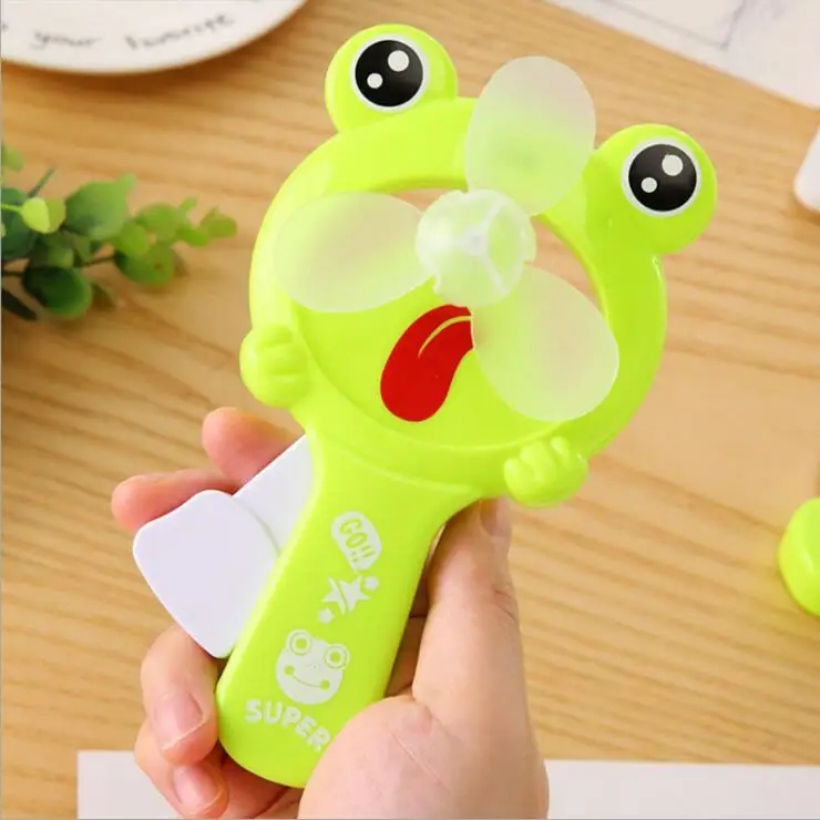 Summer Children's Portable Cartoon Hand Press Fan Creative Mini Hand ...