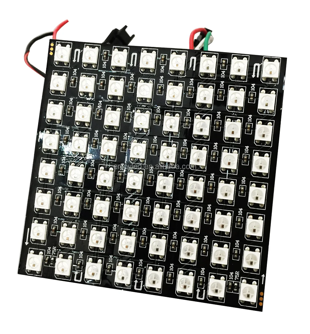 8*8 8*32 16*16 256 Pixels Dot Matrix Flexible Led Display Module Panel ...