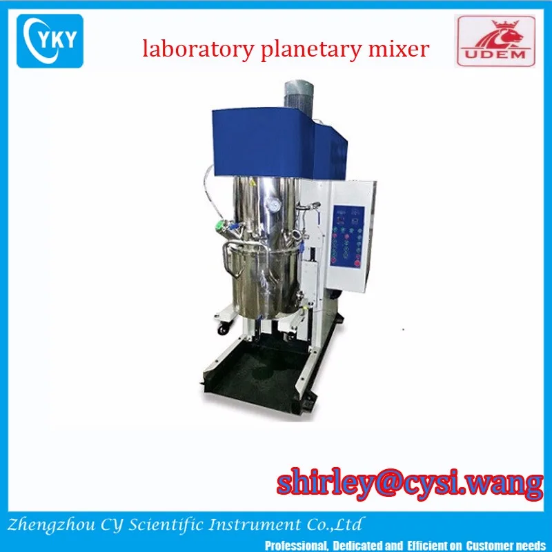 2 Liter Tri-Shaft Planetary Lab Vacuum Mixer with Vacuum Pump Lab ...