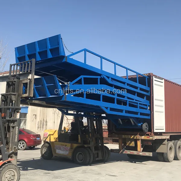 CE Container Load Ramp Truck Unloading Equipment Mobile Yard Ramp