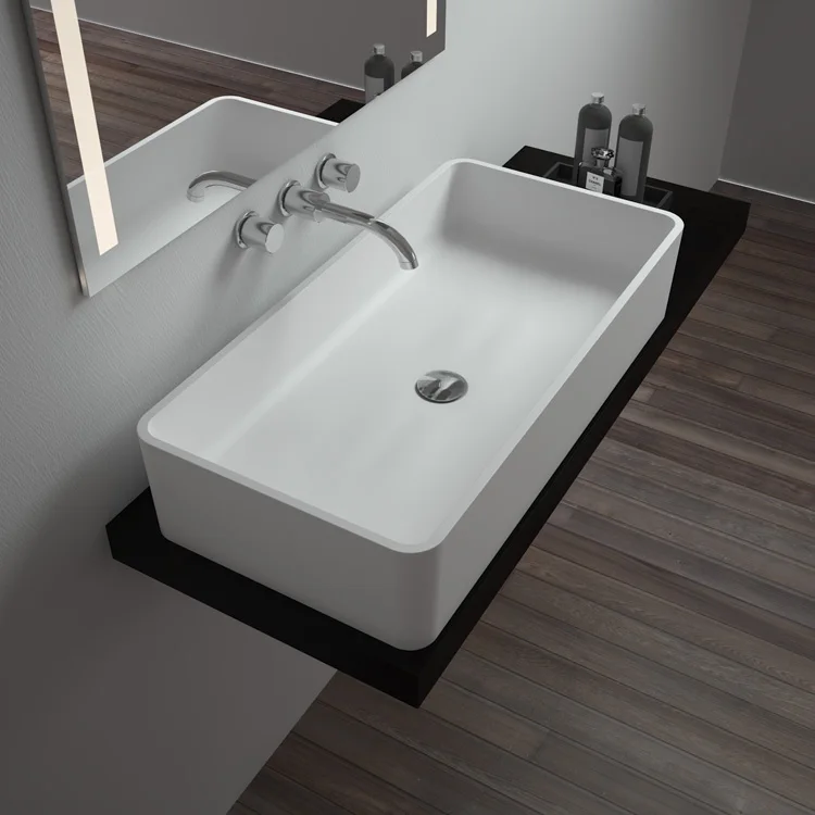 Sm-8340b Bellissimo Small Basin Artificial Stone Bathroom Basin Unique ...