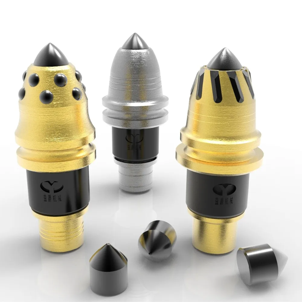 Tungsten Carbide Bullet Teeth Dirt Auger Teeth For Rock Drilling Bucket ...