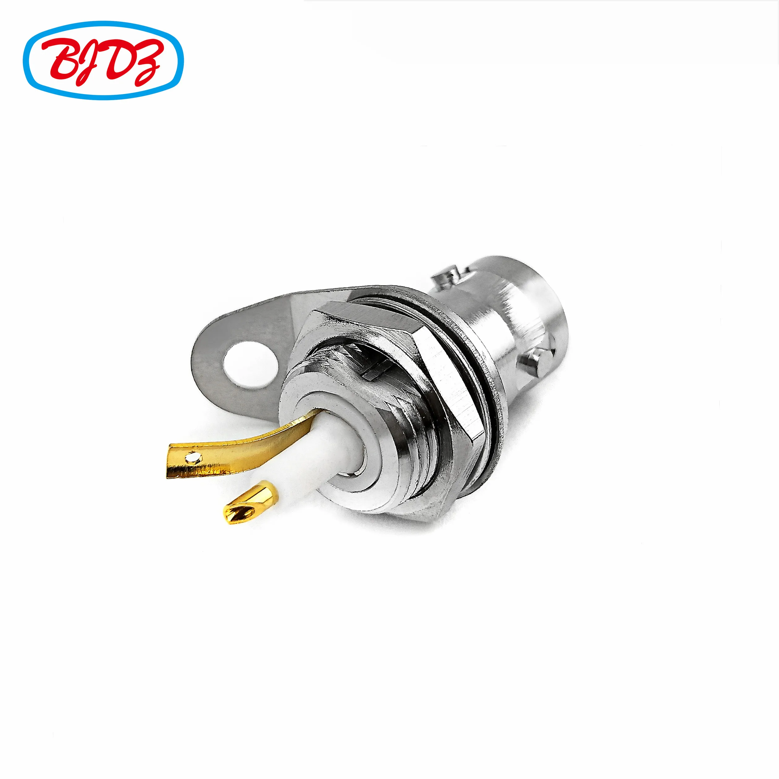 High Quality 3 Pins Bnc Female Rf Triaxial Bulkhead Connector - Buy Bnc ...