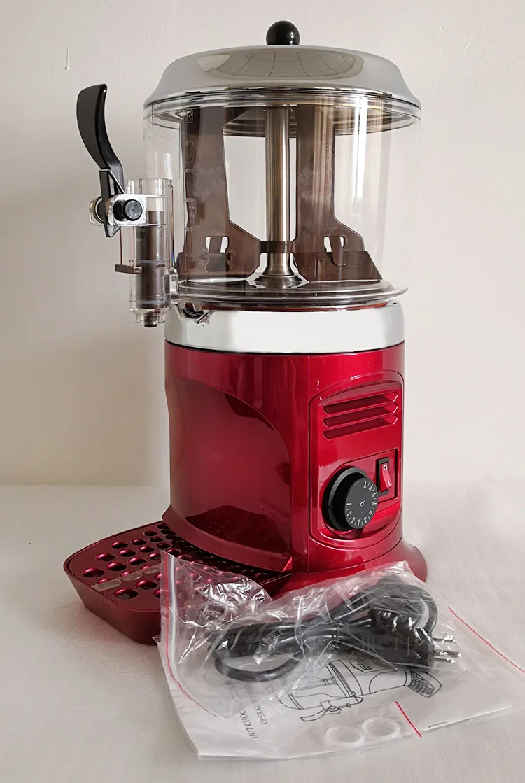 110/220v Red 5l Hot Chocolate Dispenser Machine Chocolate Milk Juice ...