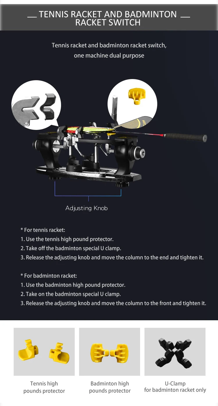 Custom Badminton Stringing Machine - Efficient & Reliable