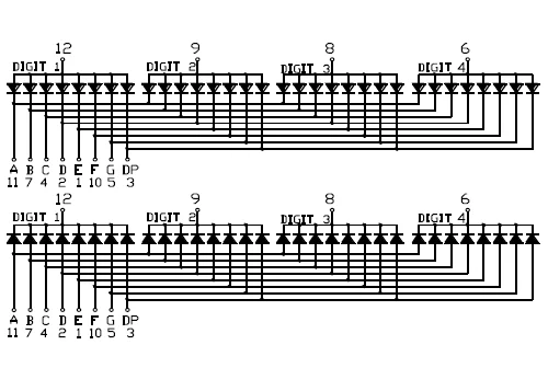 Smd 7 Segment Display 4 Digit 0.3 Inch Seven Segment Led Display - Buy ...