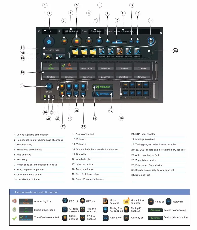 Ip Audio Intercom For School Announcement System - Buy Ip Audio ...