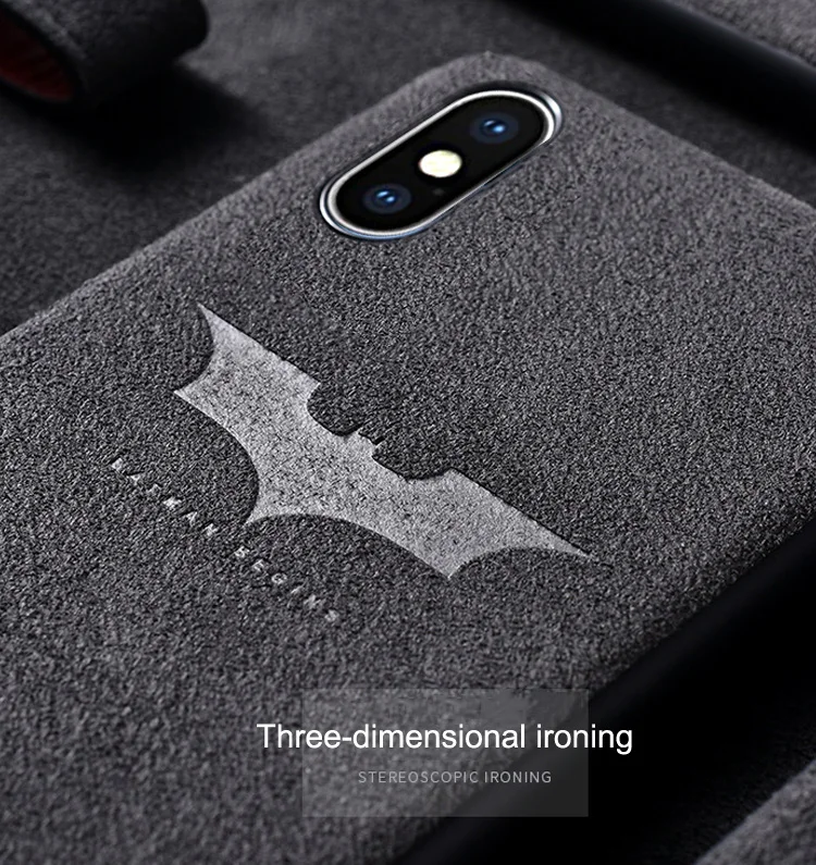 2019 New Custom Non-slip Plush Mobile Phone Back Cover Suede Fabric ...