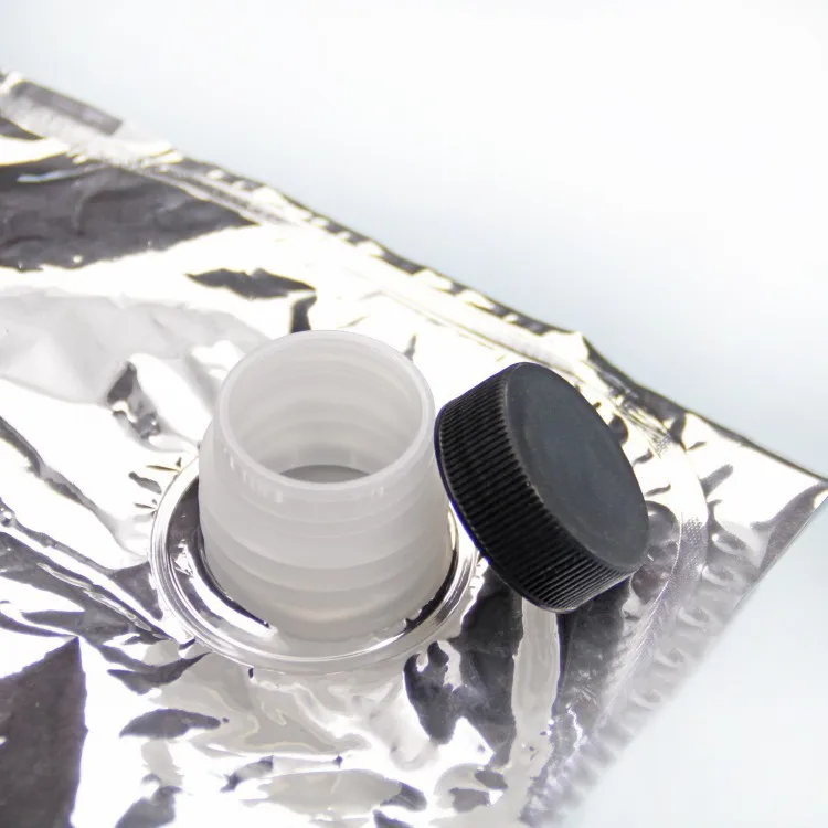 Customized Plastic Transparent Oil Bib Bag Pouch in Box 20 Liter