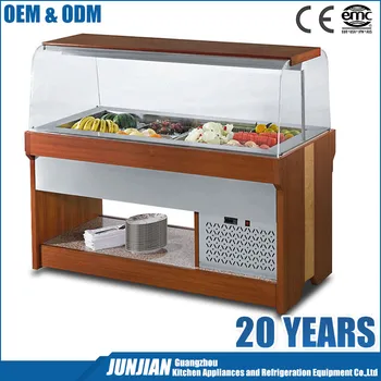 Cold Food Bars Attractively Display Restaurant Buffet Equipment ...
