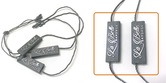 Custom Plastic Hang Tags with String for Clothing Apparel, Watches, and ...