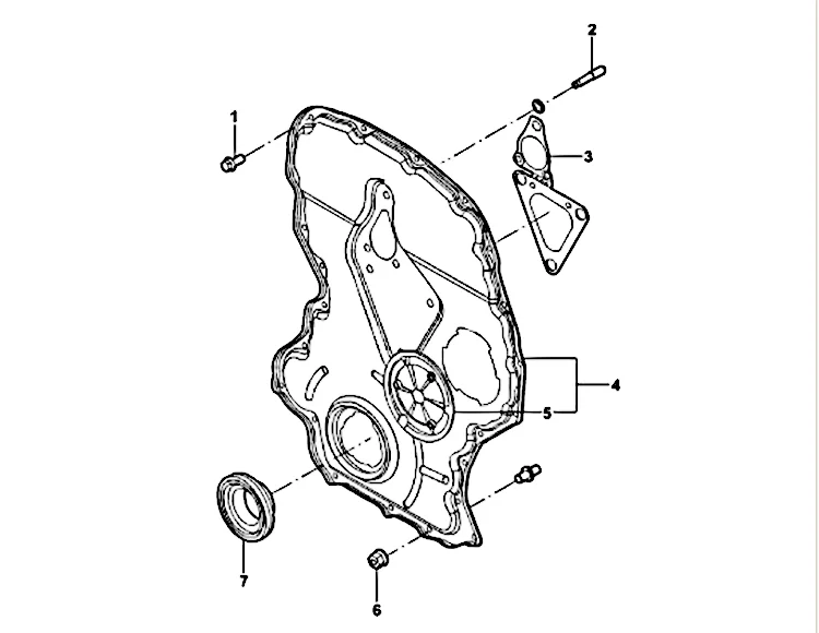 Front Oil Seal Crankshaft Oil For Transit V348 Oe No. 3s7q 6700 Ac ...