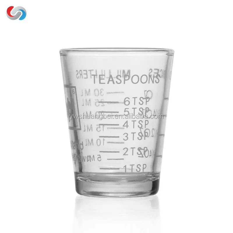 50ml Measuring Shot Glass With Scale/ Scale Mini Shot Glass/bar Scale ...